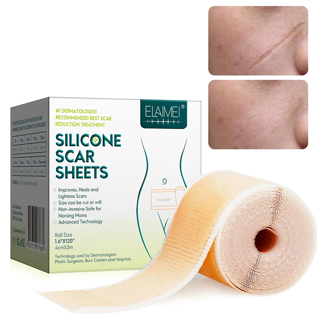 Scar Remover Silicone Scar Sheet Scar Patch Cover Keloid Patch for C ...