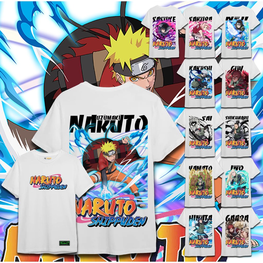 Naruto Shippuden - Anime Shirt - Sublimation Print - Tookxic | Shopee ...