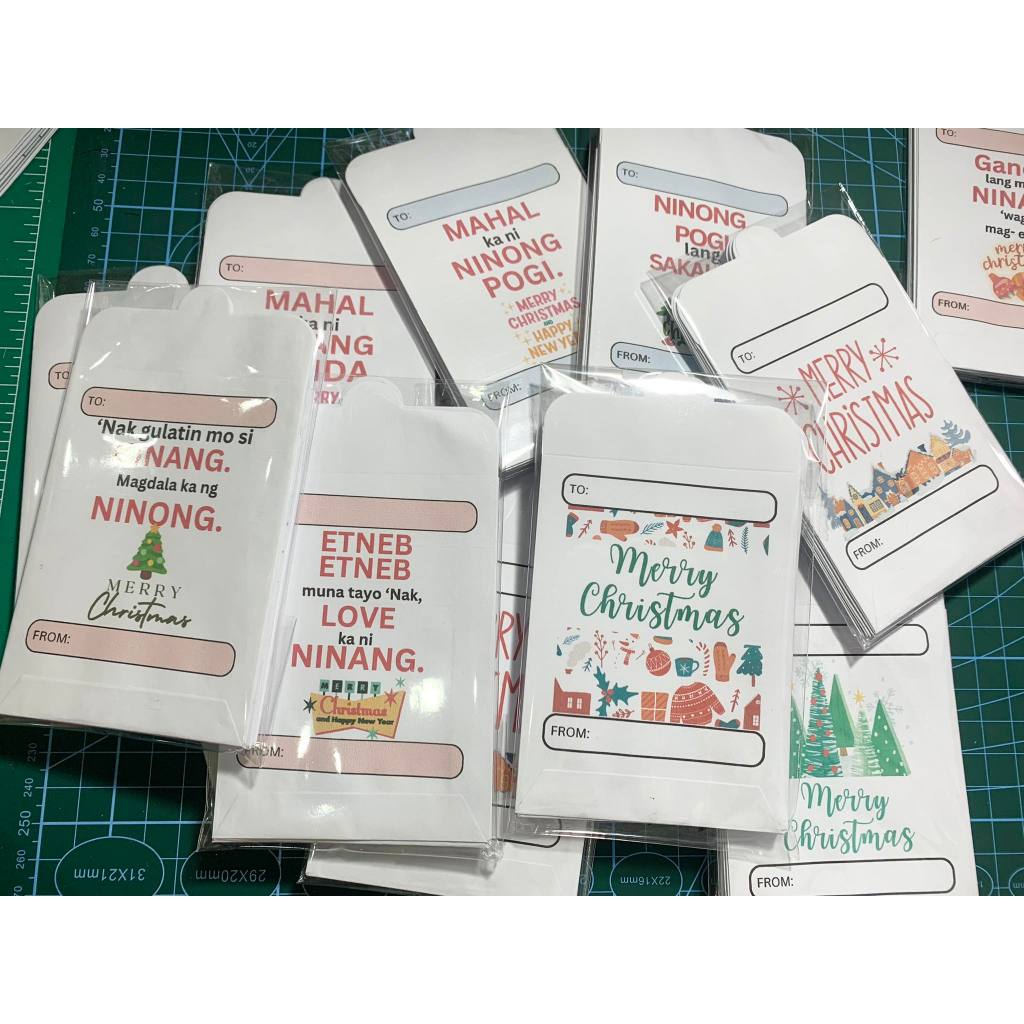 10pcs MOney Envelope Christmas Envelope Christmas Angpao Ampao Envelope ...