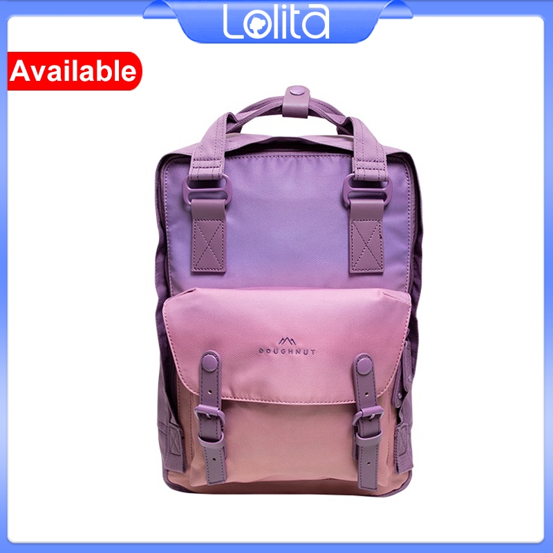 Doughnut Macaron backpack original school bag for girls laptop bag 14 ...