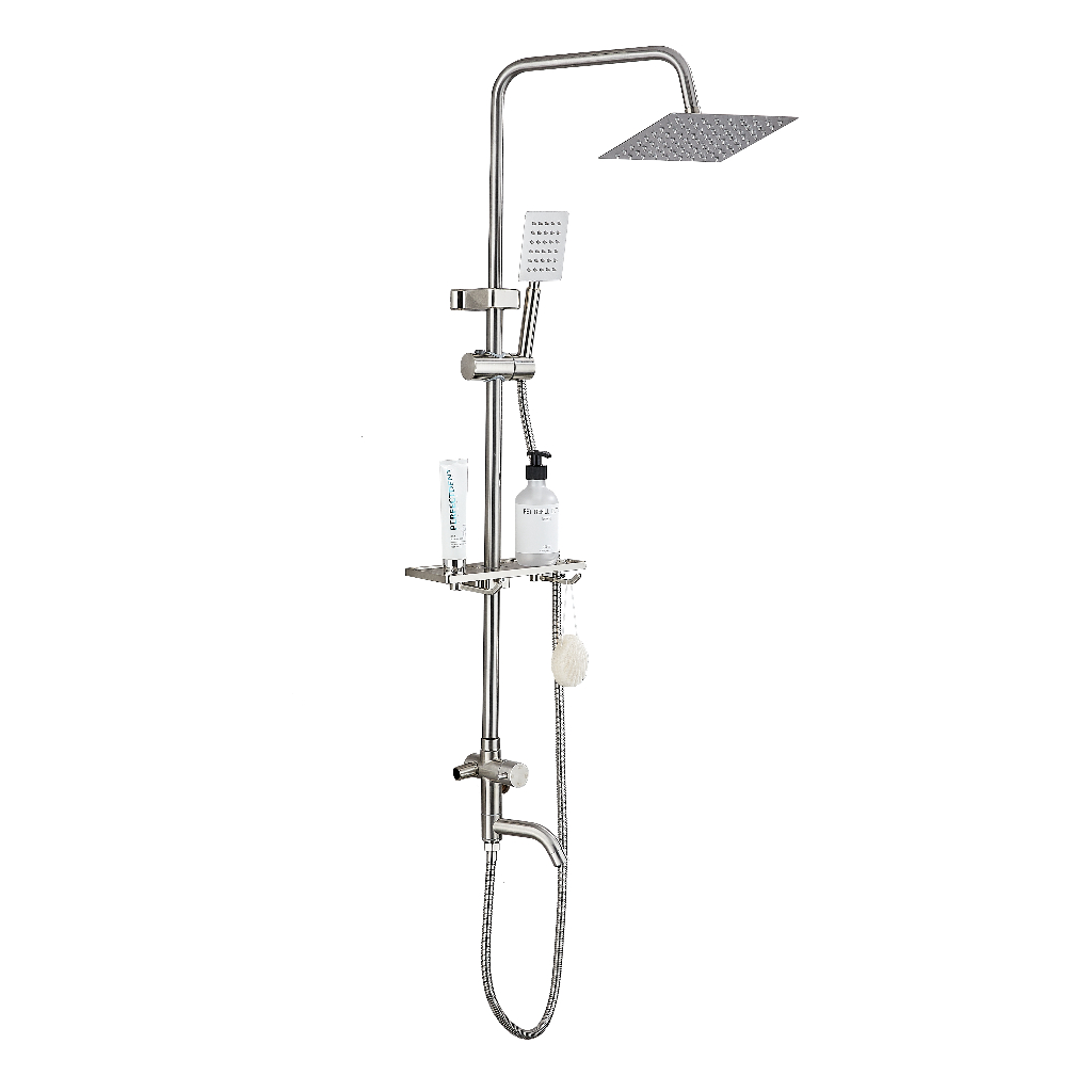 Bathroom shower set 304 stainless steel single point shower set home ...