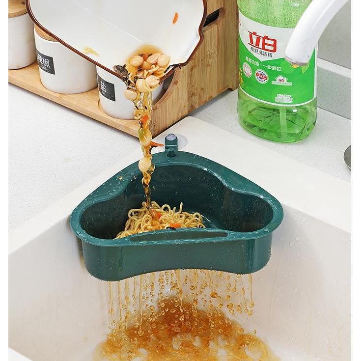 Kitchen Sink Strainer Drains Triangular Baskets Sink Filter Shelf ...