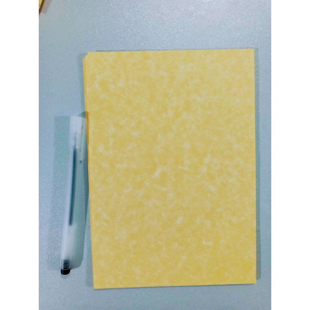 20 SHEETS A5 PARCHMENT PAPER | GOLD MATTE | YELLOW MATTE | Shopee ...