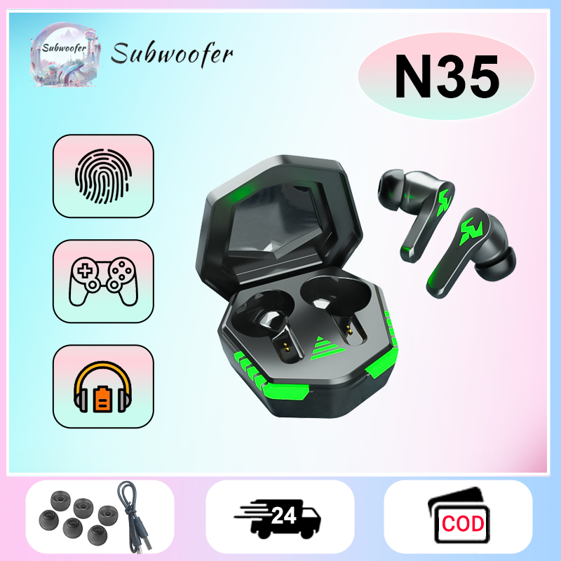 N35 True Wireless Earphone Bluetooth 5.3 TWS Headset Wireless Super ...