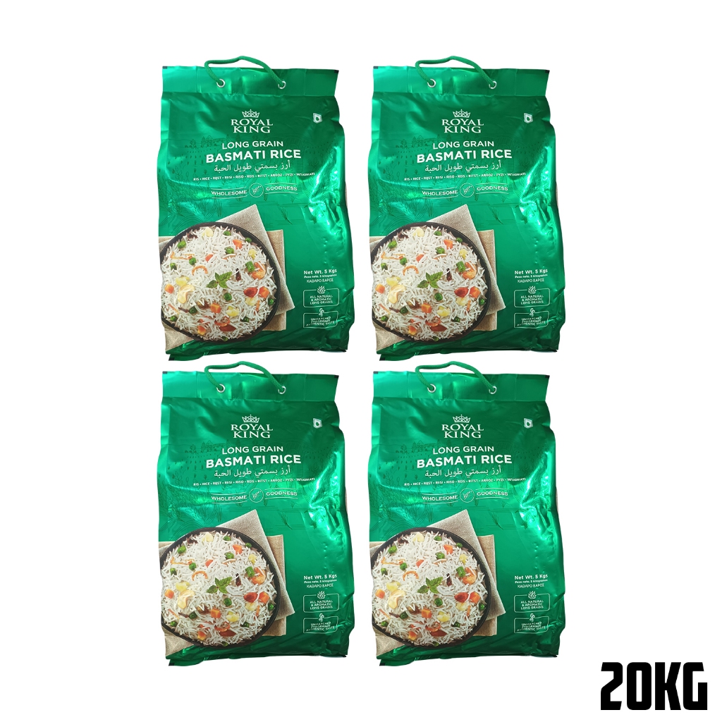 20kg Royal King Long Grain Basmati Rice | Shopee Philippines