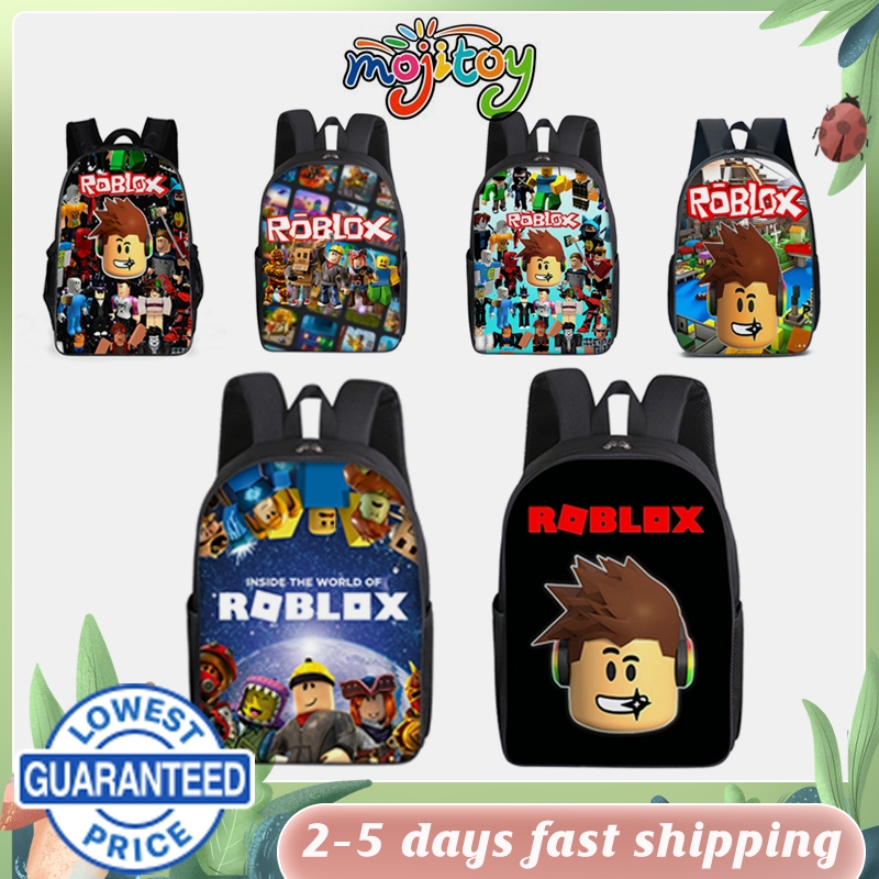 Roblox School Bag Student Schoolbag Robloxs Bag For Kids Travel Bag ...