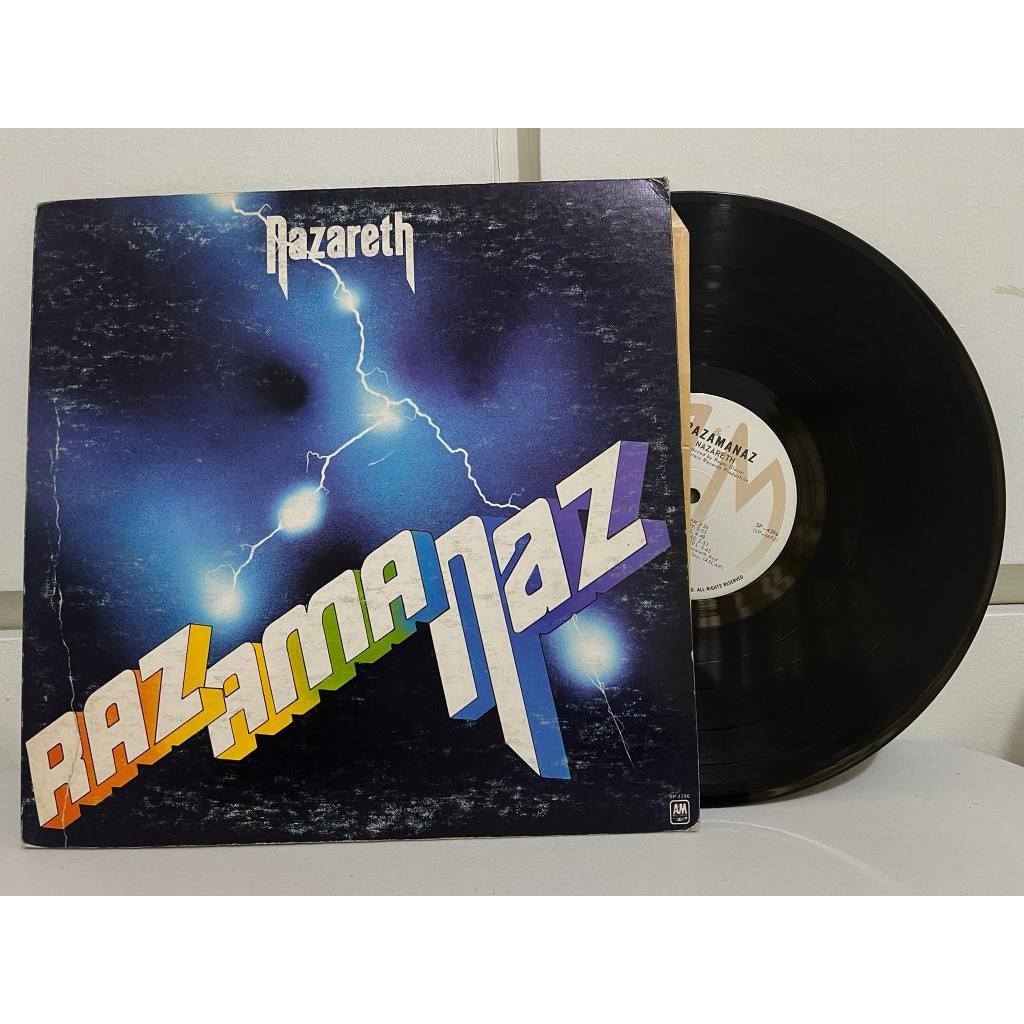 NAZARETH - Razamanaz Classic Rock n Roll Vinyl Record LP Plaka A4 ...