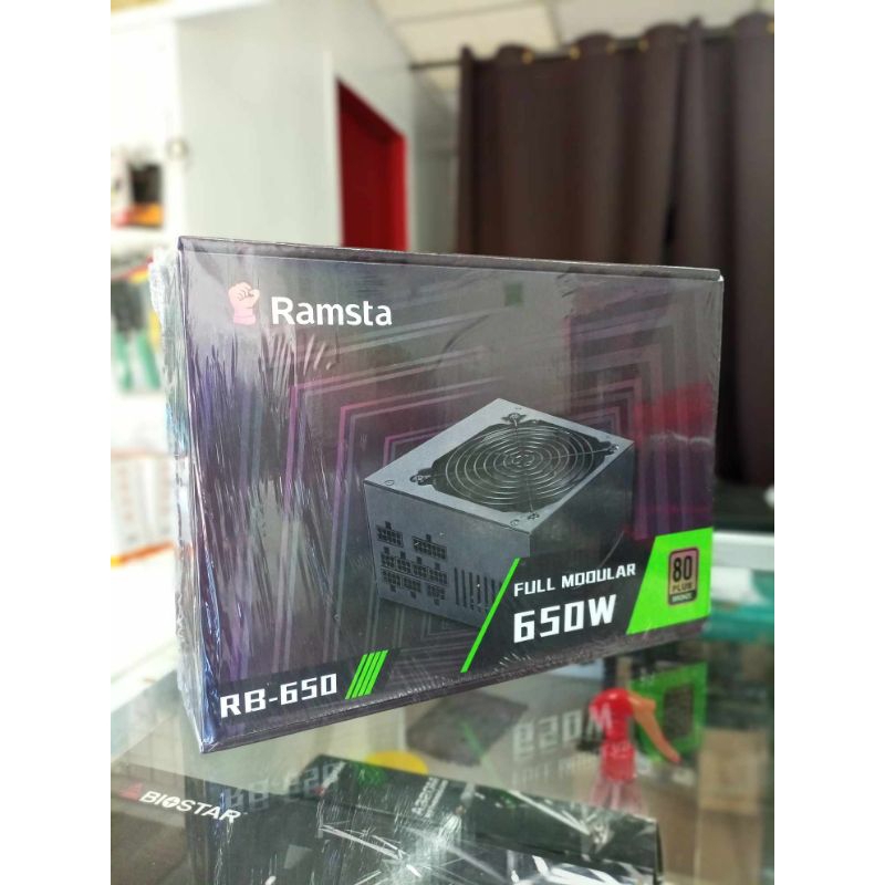 RAMSTA 650W | 750W | 1000W 80PLUS BRONZE FULL MODULAR RATED POWERSUPPLY ...