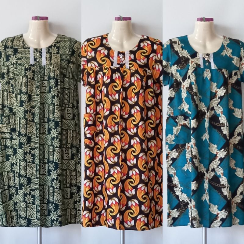 pambahay daster with sleevesA,B,C | Shopee Philippines