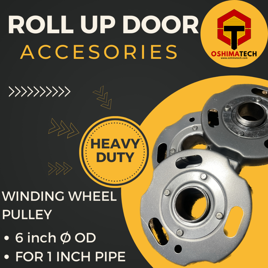 Roll Up Door Winding Wheel Pulley (6 inches) | Shopee Philippines