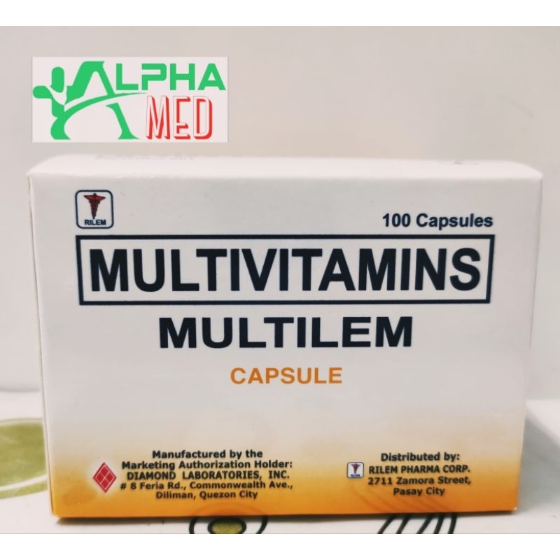 MULTIVITAMINS MULTILEM | Shopee Philippines