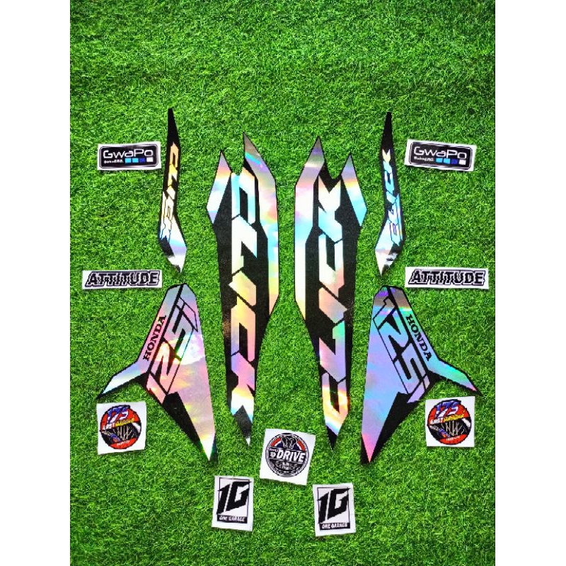 HONDA CLICK 125i v2 STOCK SIZE DECAL DESIGN | Shopee Philippines