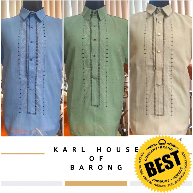 Japan Jusi Colored Polo Barong for Formal Attire | Shopee Philippines
