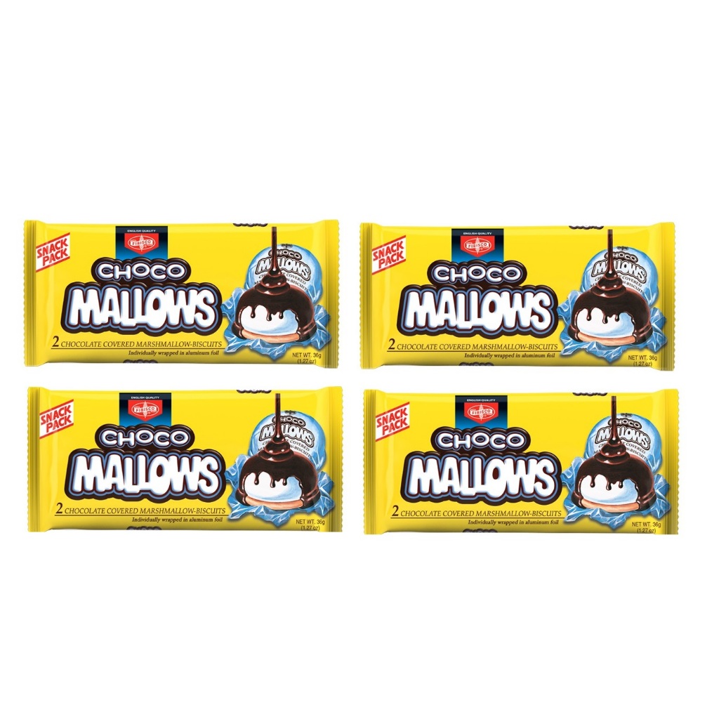 Fibisco Choco Mallows 2's Bundle Of 4 | Shopee Philippines