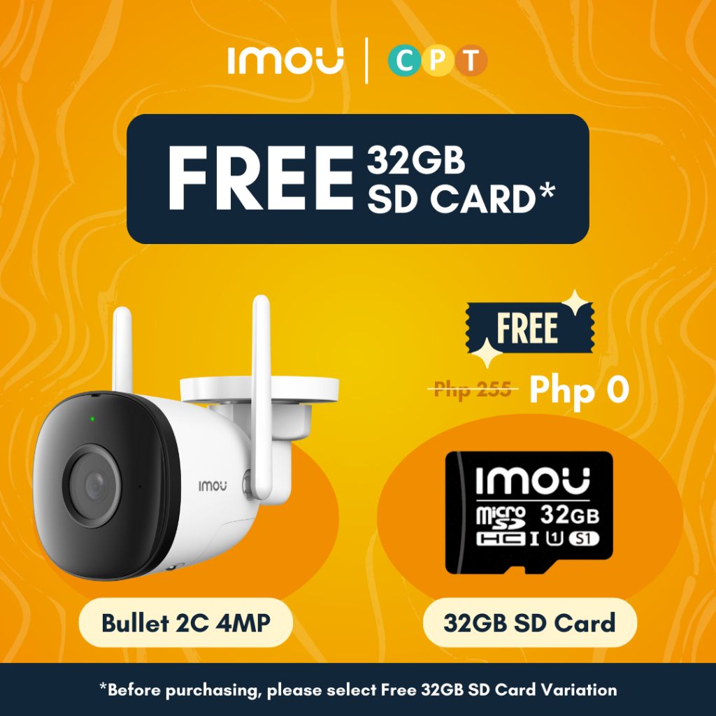 IMOU Bullet 2C 4MP IPC-F42N-D 2K QHD CCTV Smart Monitoring WiFi Outdoor ...