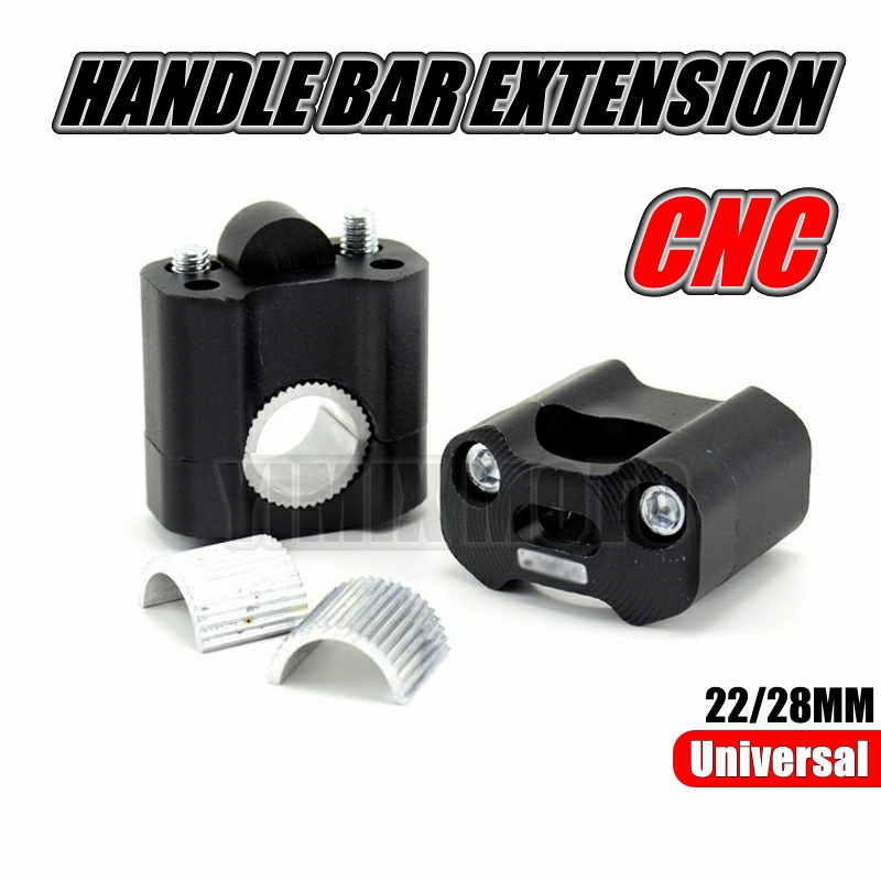 Motorcycle Handle Bar Riser 22mm/28mm CNC Handlebar Lifter Extension ...