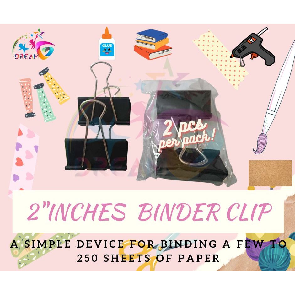 Binder clip for making note pads | Shopee Philippines