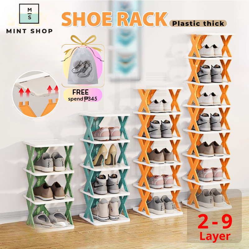 Simple Shoe Rack Multi layer Folding Save Space Stackable Organizer BTO ...