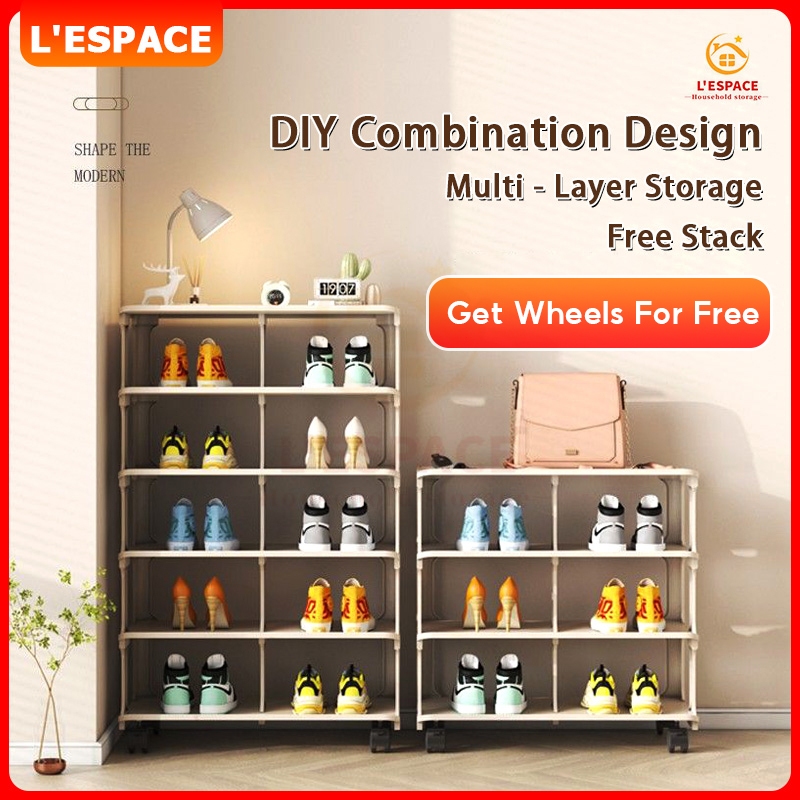 [Get Wheels For Free] 9layer Multifunction Simple Shoe Rack Multi-layer ...