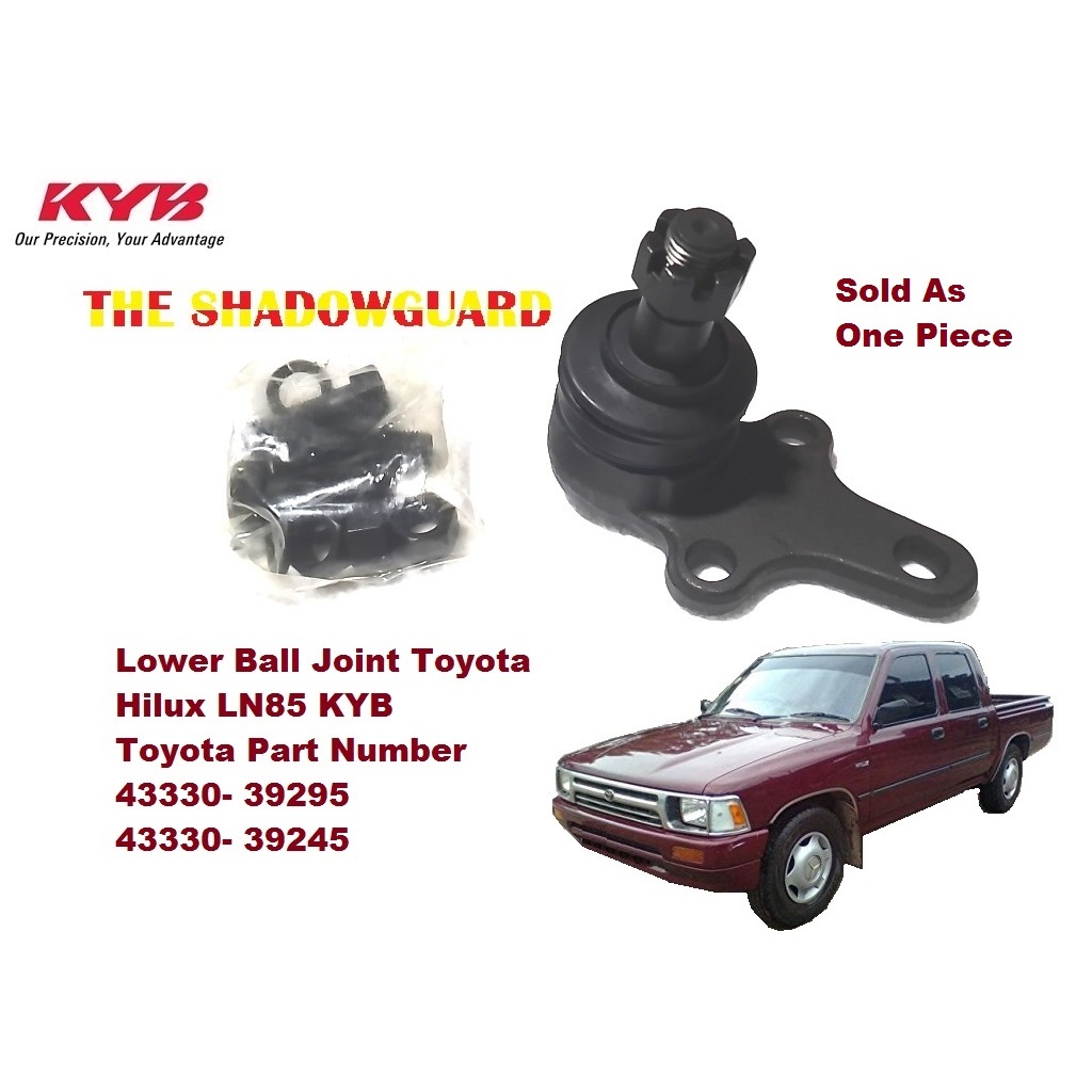 Lower Ball Joint Toyota Hilux LN85 LN145 KYB Sold As One Piece | Shopee ...