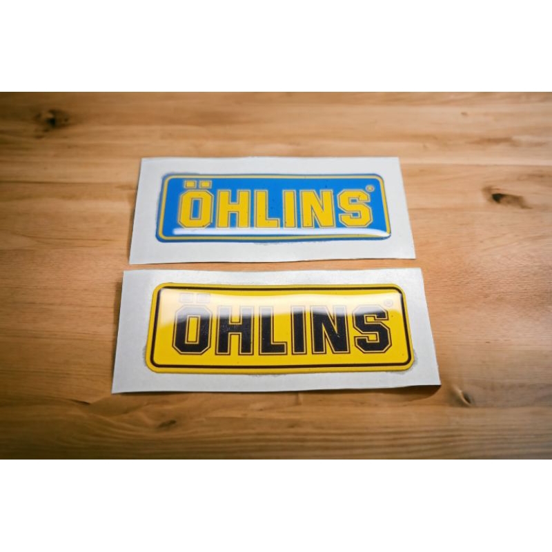 OHLINS EMBLEM | DOME VINYL STICKER EMBOSSED | Shopee Philippines