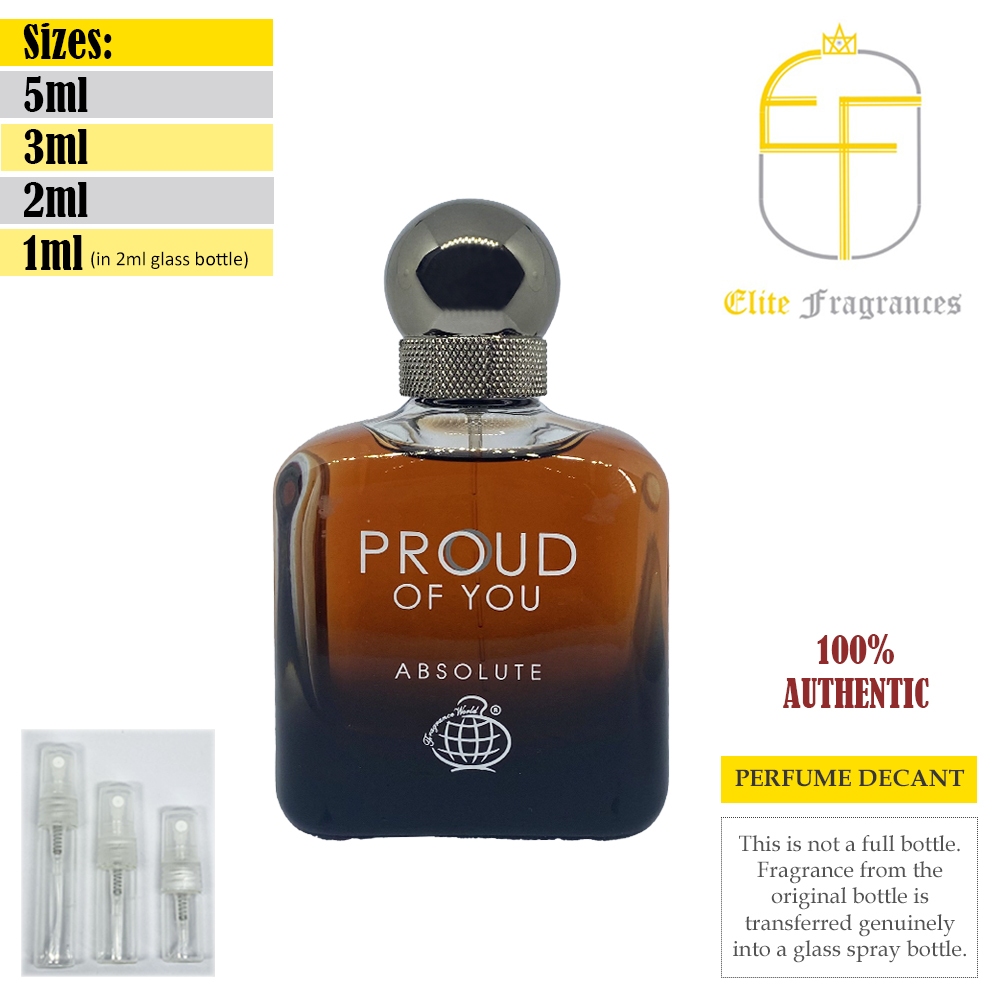 DECANT Proud of You Absolute (SWY Absolutely alternative) | Shopee ...