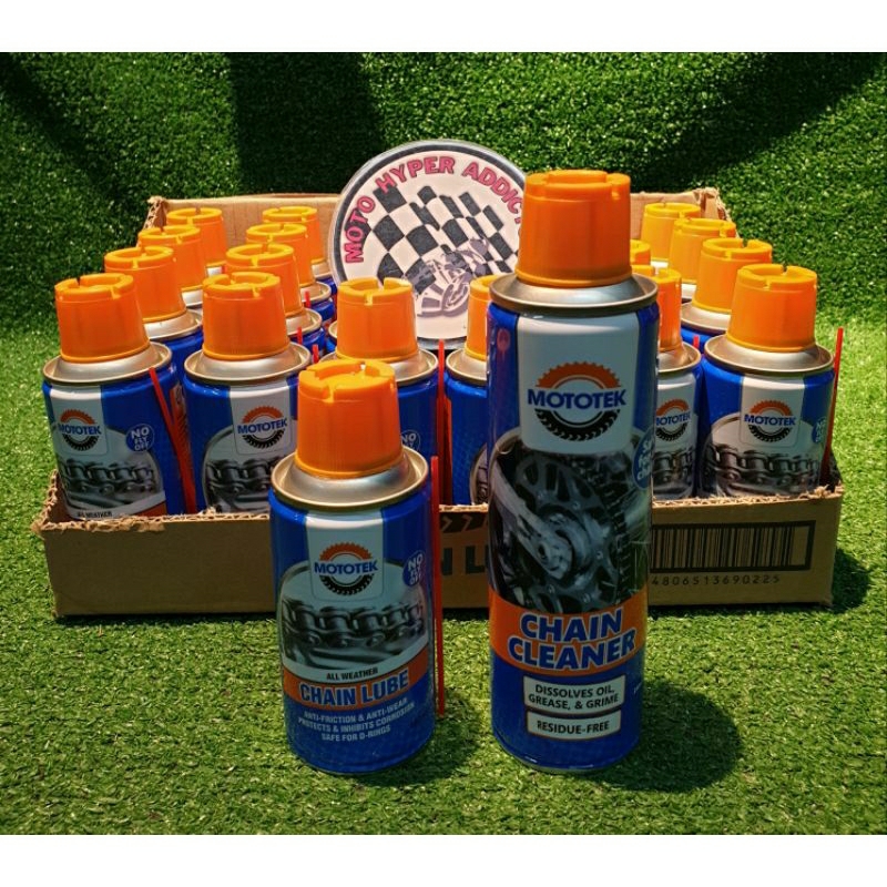 MOTOTEK CHAIN LUBE/ CHAIN CLEANER | Shopee Philippines