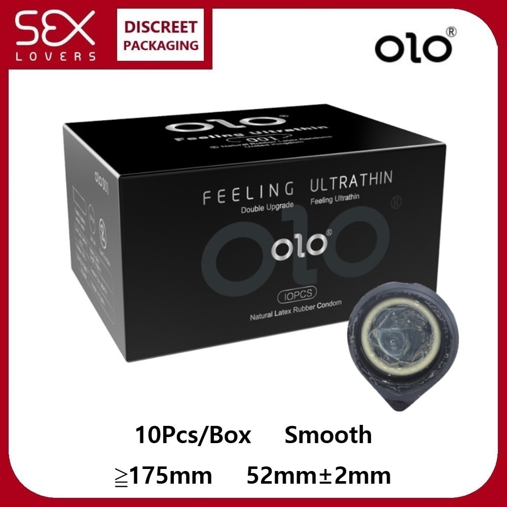 Sexlover OLO 001 Zero Inspired 10pcs/Box Feeling Ultrathin Natural Rubber Latex Condom for Men ...