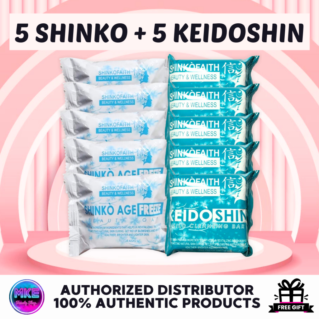SHINKO FAITH SOAP 5PCS + KEIDOSHIN SOAP 5PCS | Shopee Philippines
