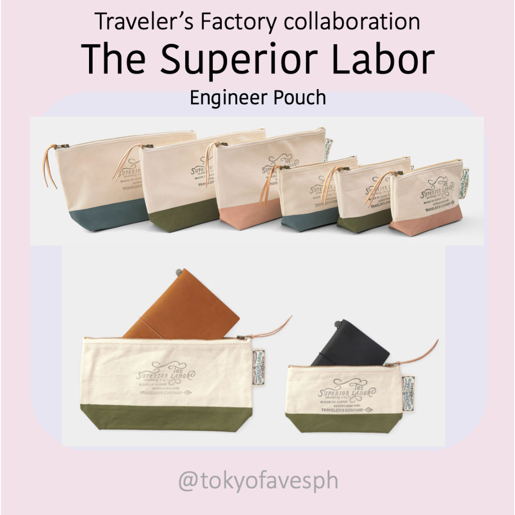 Traveler's Notebook The Superior Labor collaboration engineer pouch ...