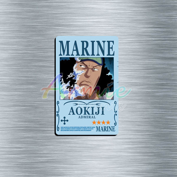Marine Posters | One Piece Wanted Posters ATM Size Ref Magnets ...