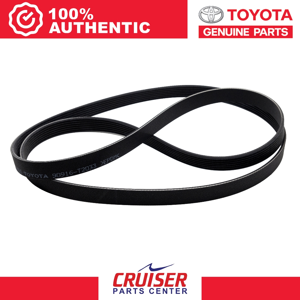 TOYOTA Genuine Parts - Alternator Belt 90916-T2033 FORTUNER, INNOVA ...