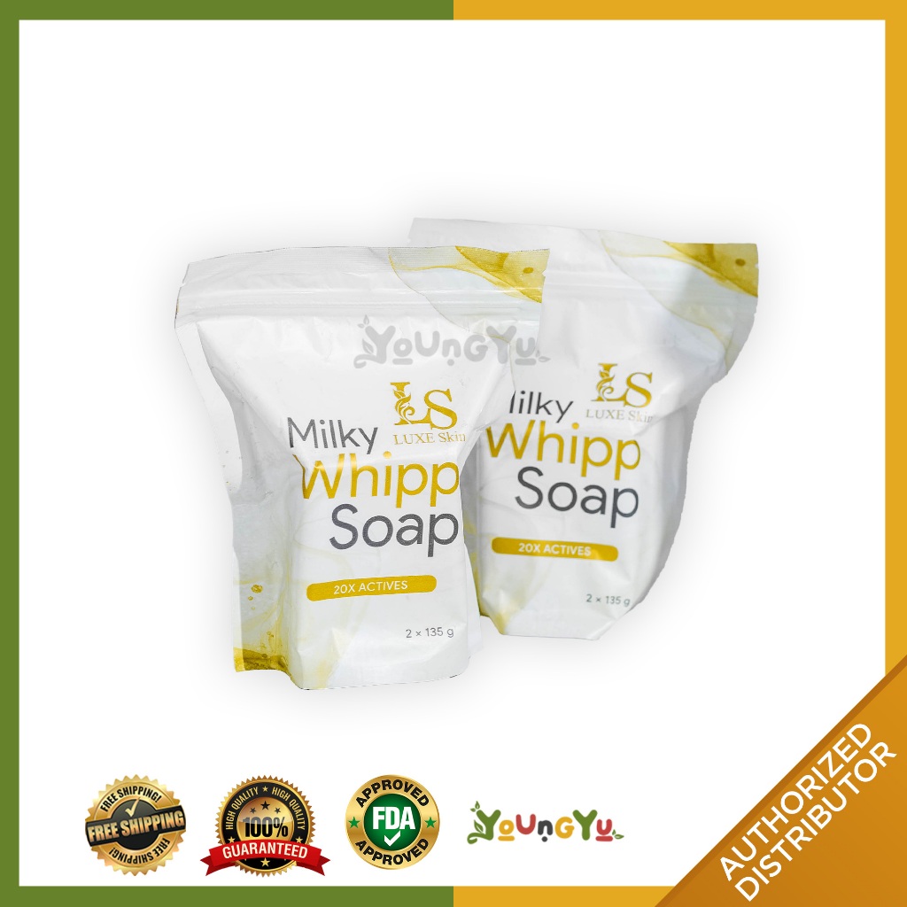 (ONHAND) Luxe Skin | Milky Whipp Soap (2x 135g) | Shopee Philippines