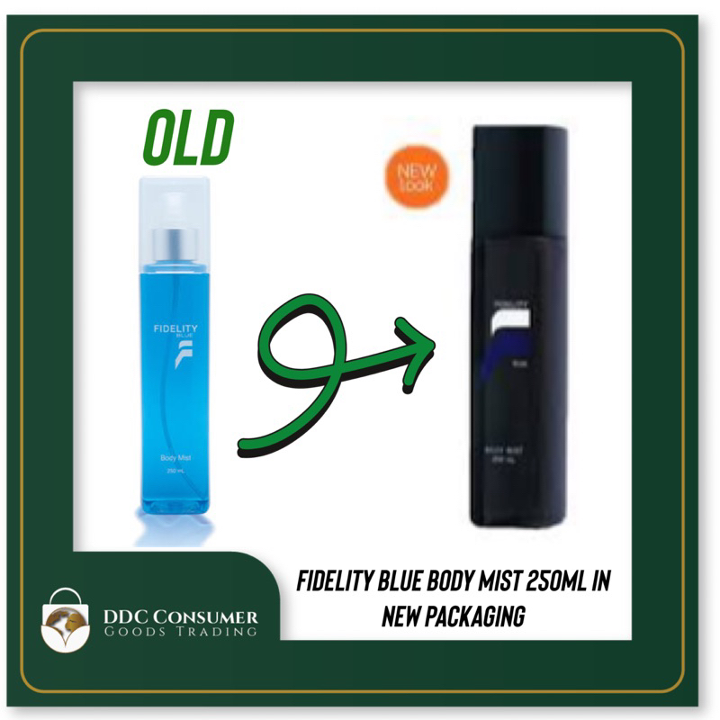 Fidelity Blue Perfume / Body Mist 250ml and 100ml | Shopee Philippines