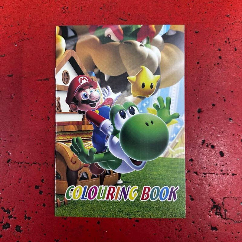 12pcs Super Mario Coloring book / loot bag fillers / give away / luigi ...