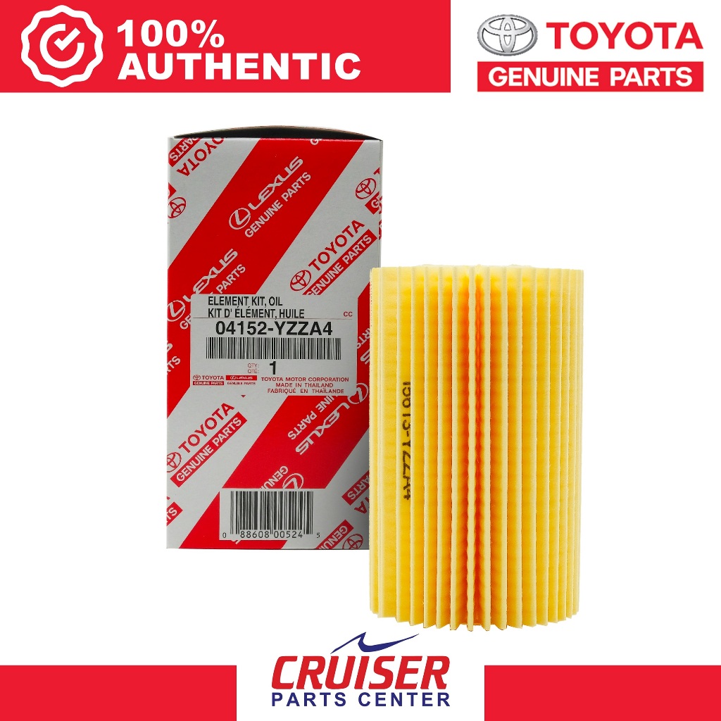 TOYOTA Genuine Parts - Oil Filter 04152-YZZA4 USE FOR TOYOTA ...