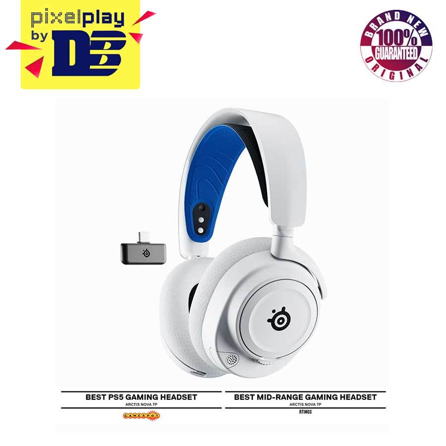 Steelseries Arctis Nova 7P Wireless Gaming Headset (White) (PN61561) | Shopee Philippines