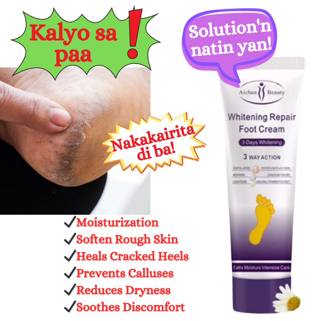 Foot Cream for Dry and Rough Heels Cracked Heel Cream Moisturizing Dry ...