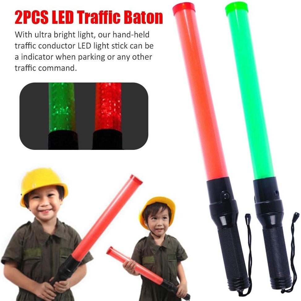JH SAFETY LED TRAFFIC BATON Warning Sign Light For Police Traffic ...