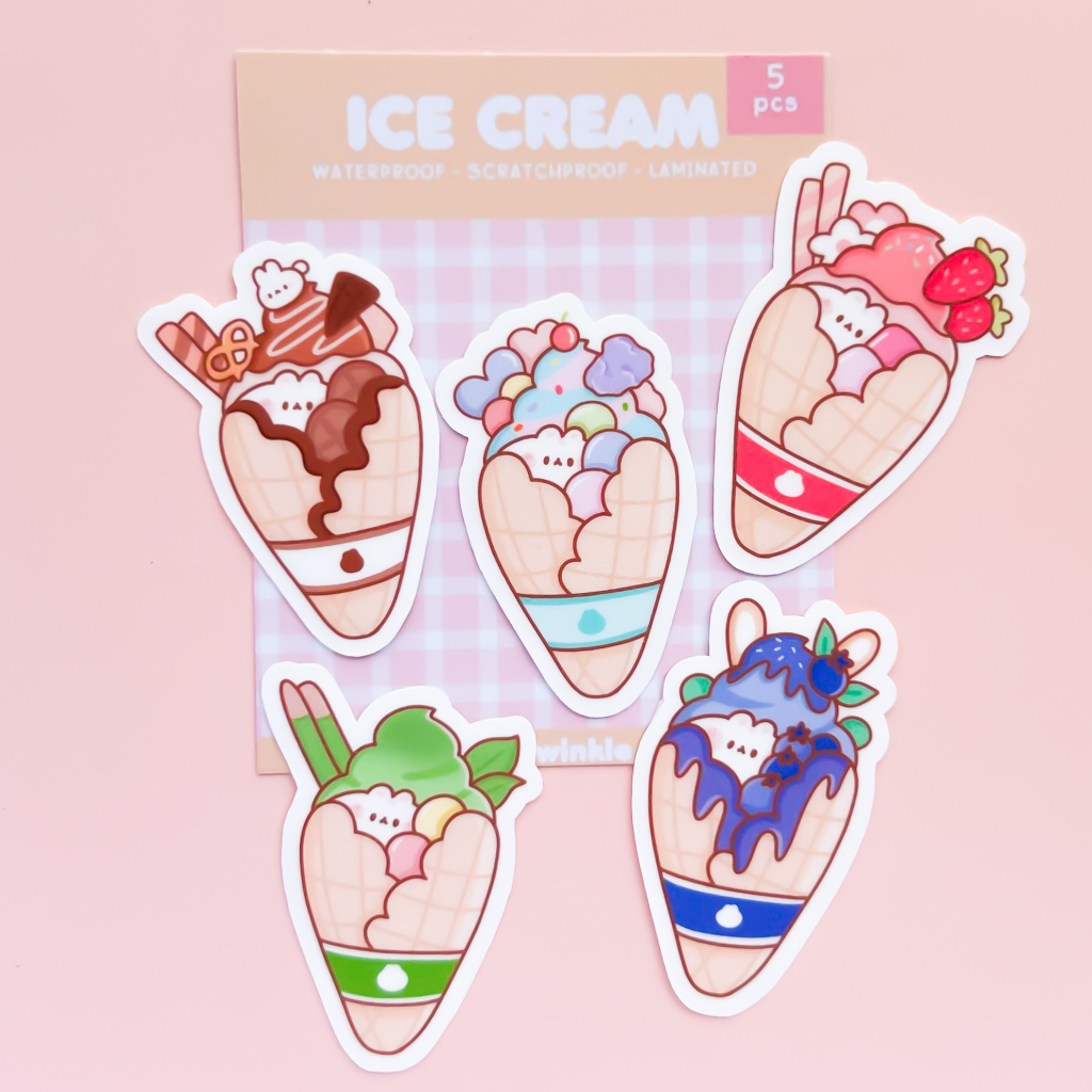 Ice Cream Sticker Pack | Shopee Philippines