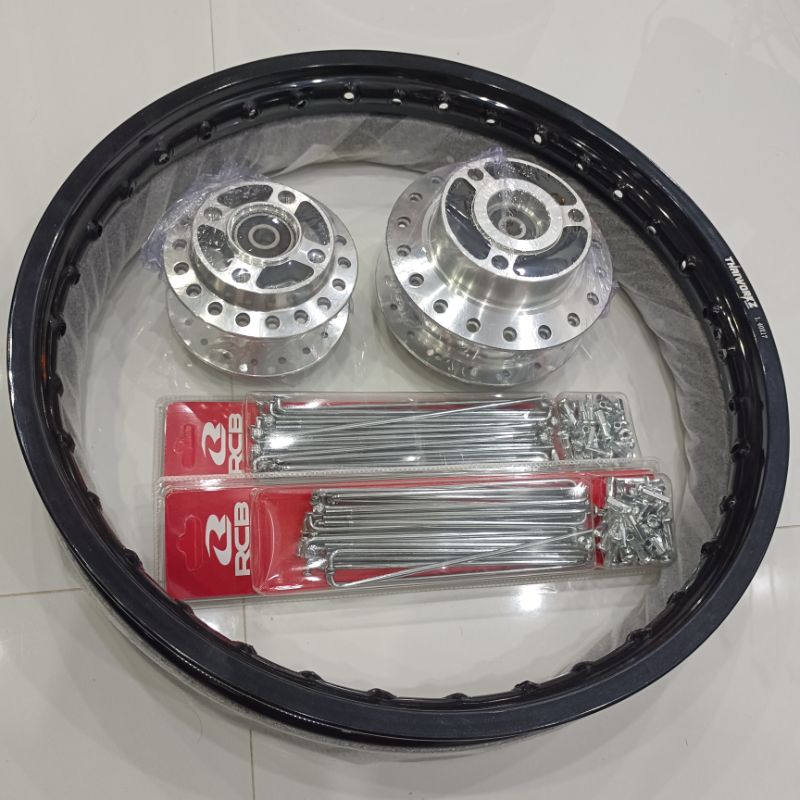 RIMSET RAIDER 150 FI/CARB (rim,hub,spokes) | Shopee Philippines