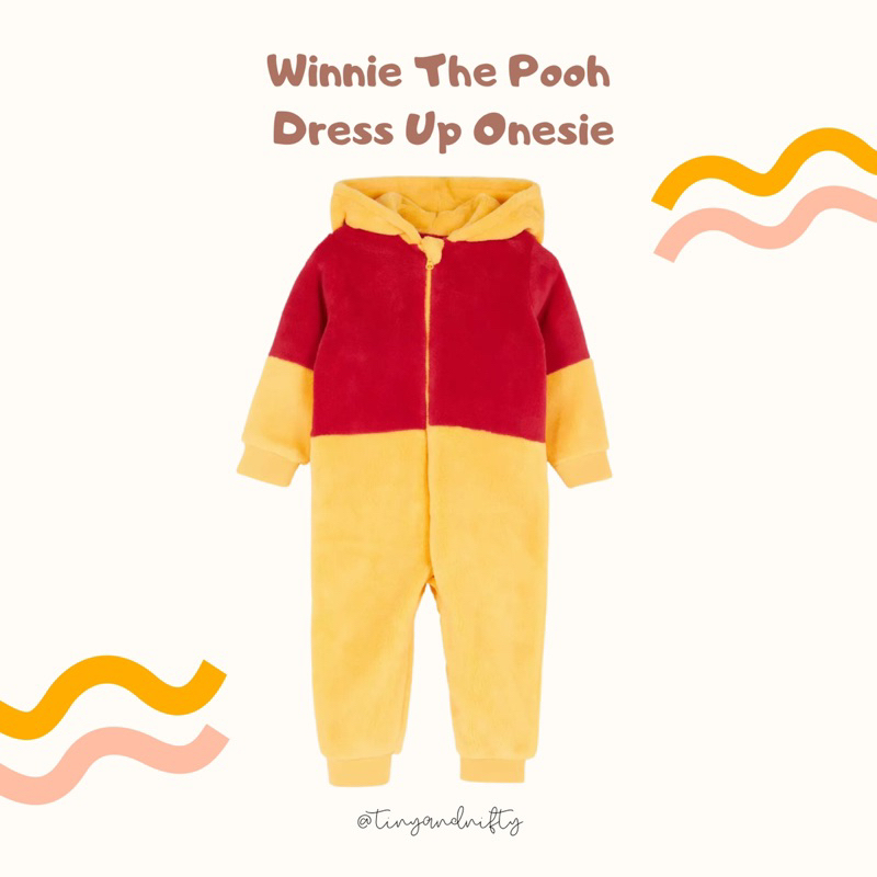 T&N Winnie The Pooh Dress Up Onesie | Shopee Philippines