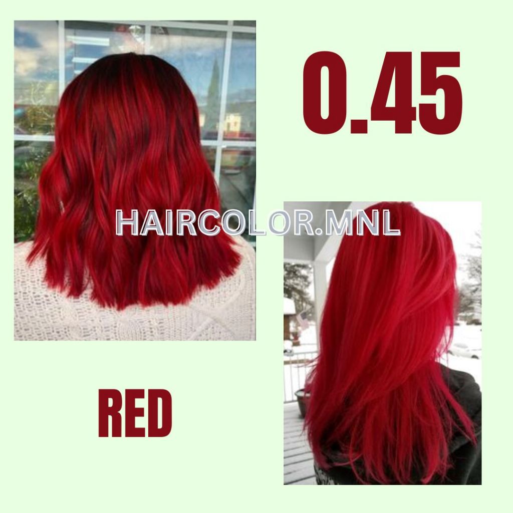 BREMOD 0.45 RED HAIR COLOR SET WITH OXIDIZER (100ML) | Shopee Philippines