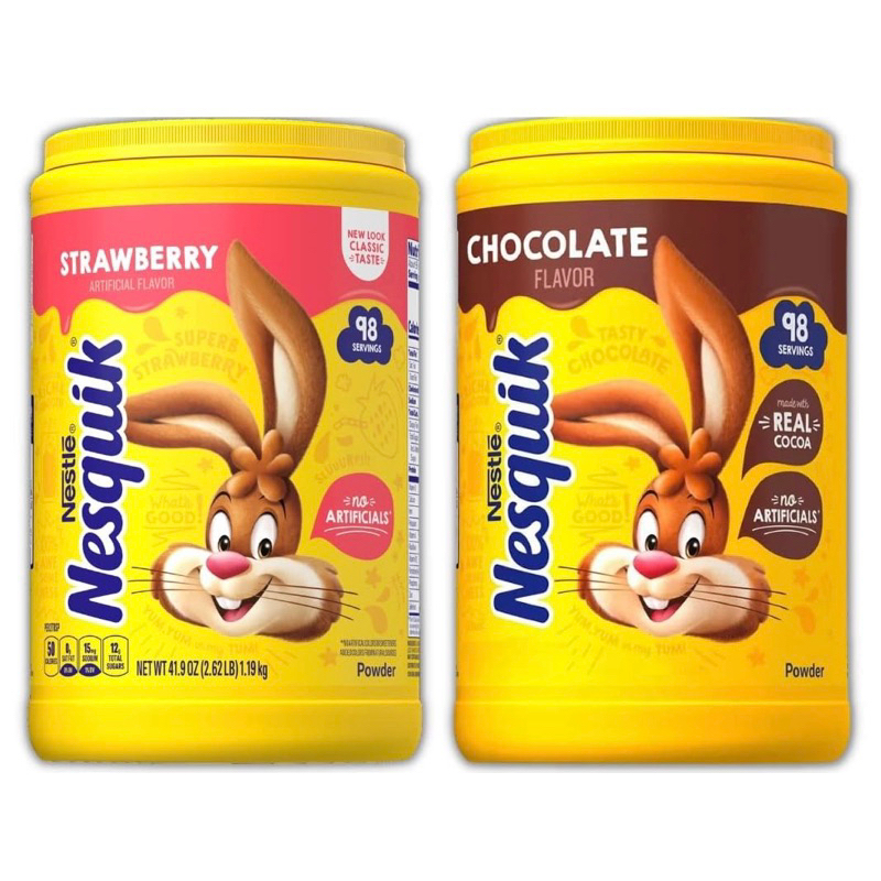 Nesquik Chocolate , Strawberry Powdered Drink Mix | 44.90Oz | Shopee ...