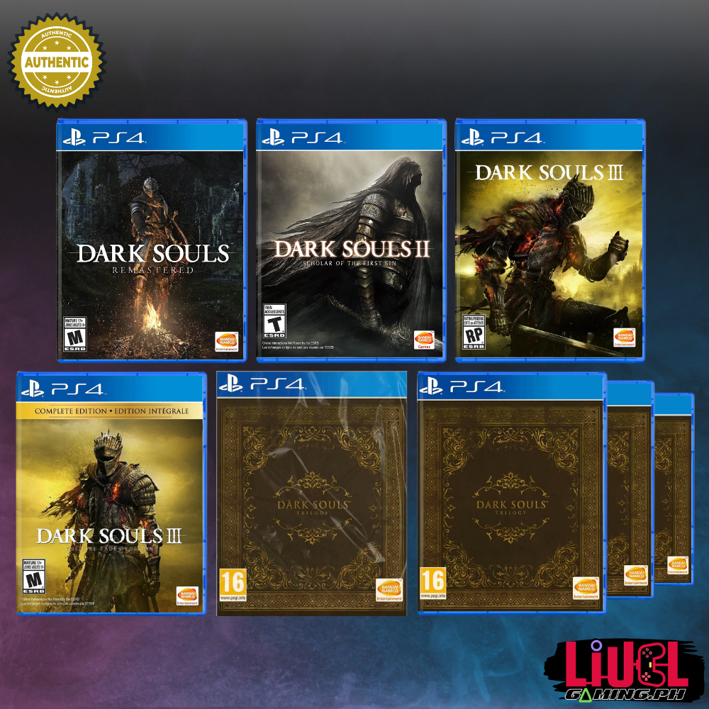 Dark Souls One I | Two II | Three III | Trilogy PlayStation 4 PS4 Games ...
