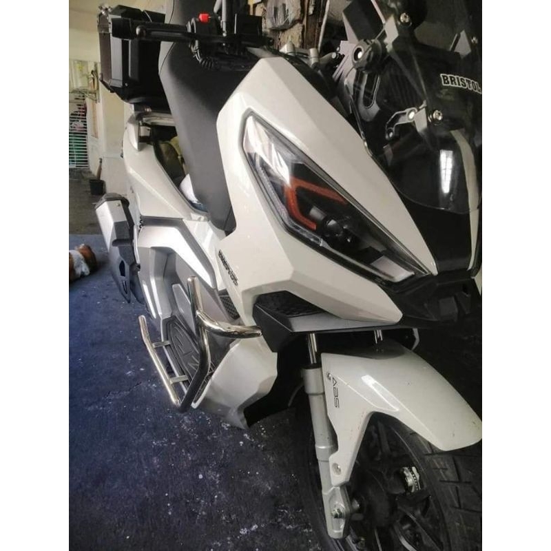 [RMG] BRISTOL ADX 160 STAINLESS HALF CRASH GUARD WITH MDL BRACKET READY | Shopee Philippines