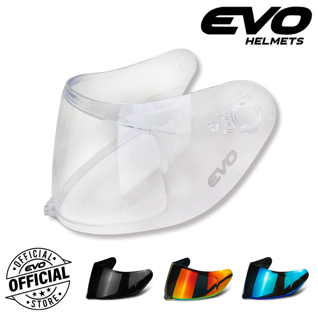 EVO Visor GSX-3000 GT-PRO V1/V2 Smoke and Clear Helmet Lens | Shopee ...
