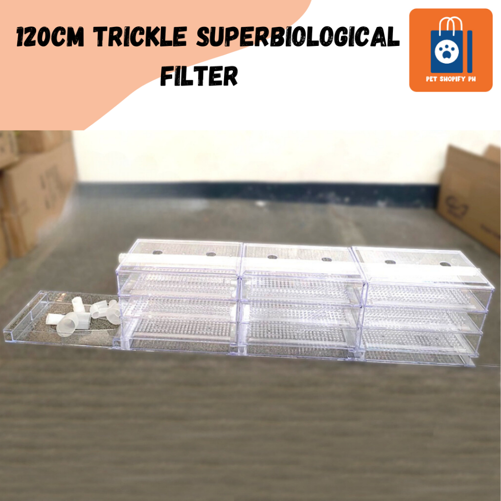 Aquarium Tank 120cm Trickle Superbiological Filter Pull Out Tray Type ...
