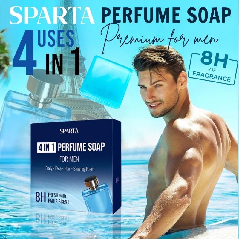 Perfume Soap SPARTA For Men Long Lasting Fragrance Cologne Soap Bath ...