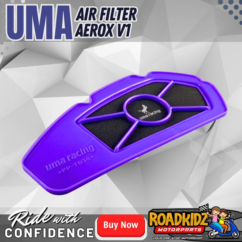 UMA Racing Air Filter Yamaha Aerox v1 (Washable) | Shopee Philippines